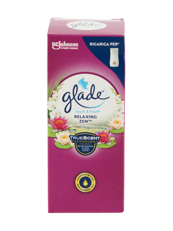 Glade Touch e Fresh Relaxing Zen 10Ml TruScent Technology - Casabalò